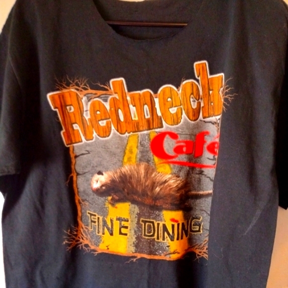 Shirts | Redneck Cafefine Dining Mens Large Tshirt Free Thank You Gift ...